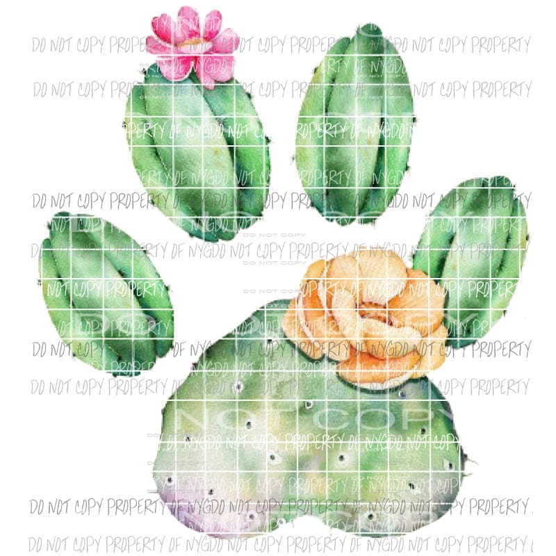 martodesigns - Cactus Paw Sublimation transfers