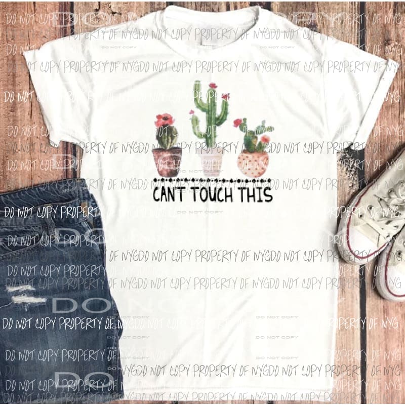 martodesigns - can’t touch this cactus Sublimation transfers