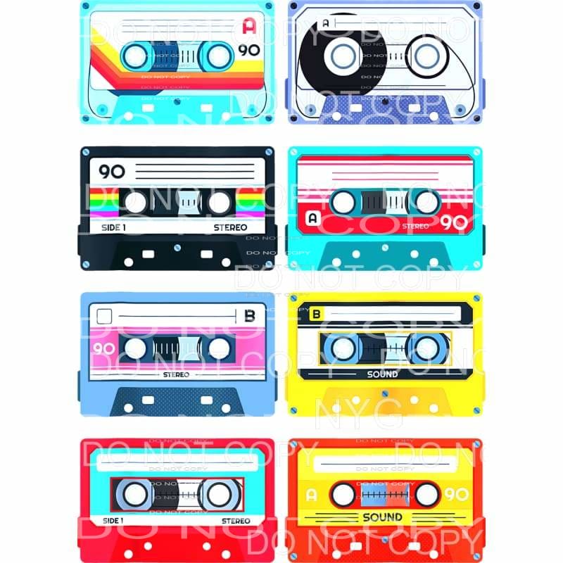 martodesigns - Cassette Tapes 1990 90’s Retro Vintage