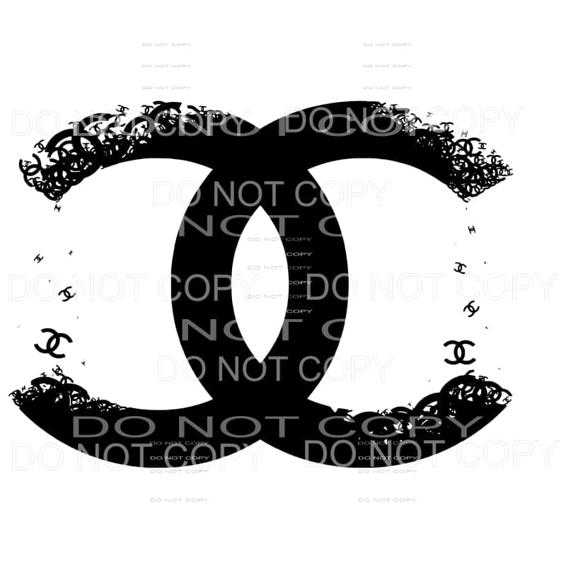 martodesigns - CC Chanel # 8 Black Sublimation transfers