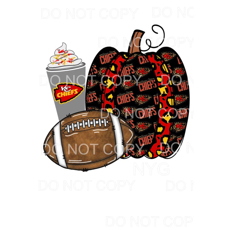 martodesigns - Chiefs Football Pumpkin # 425 Sublimation