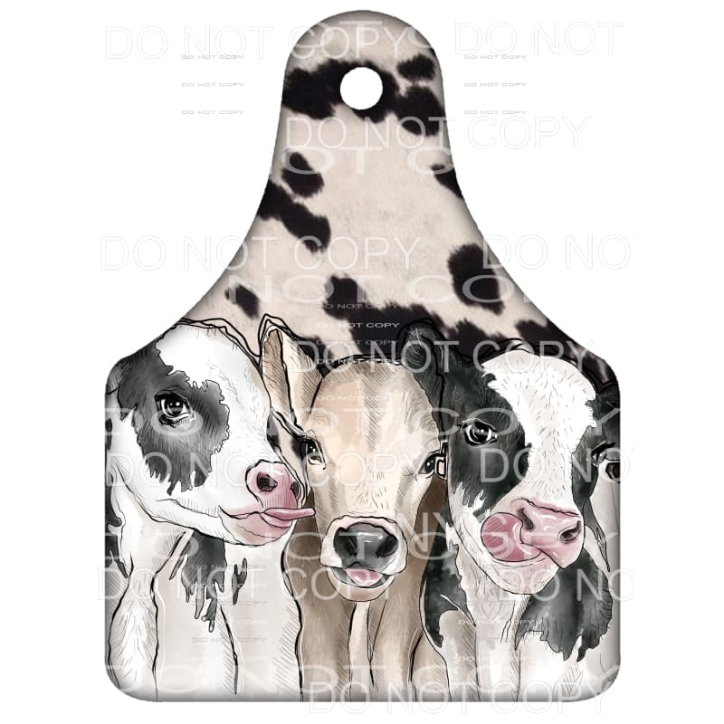 martodesigns - Cow Tag Cowhide #1 Sublimation transfers