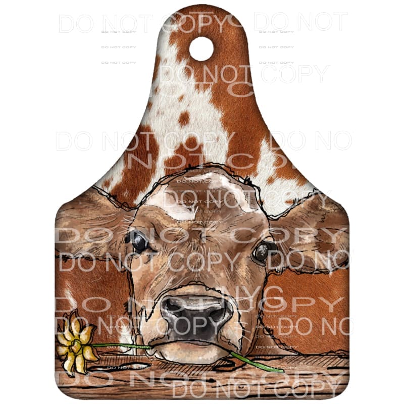 martodesigns - Cow Tag Cowhide #2 Sublimation transfers