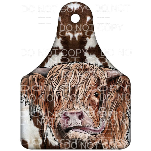 martodesigns - Cow Tag Cowhide #4 Sublimation transfers