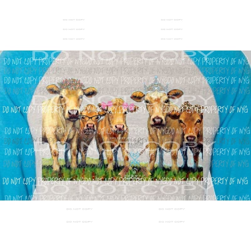 martodesigns - cows sublimation transfer
