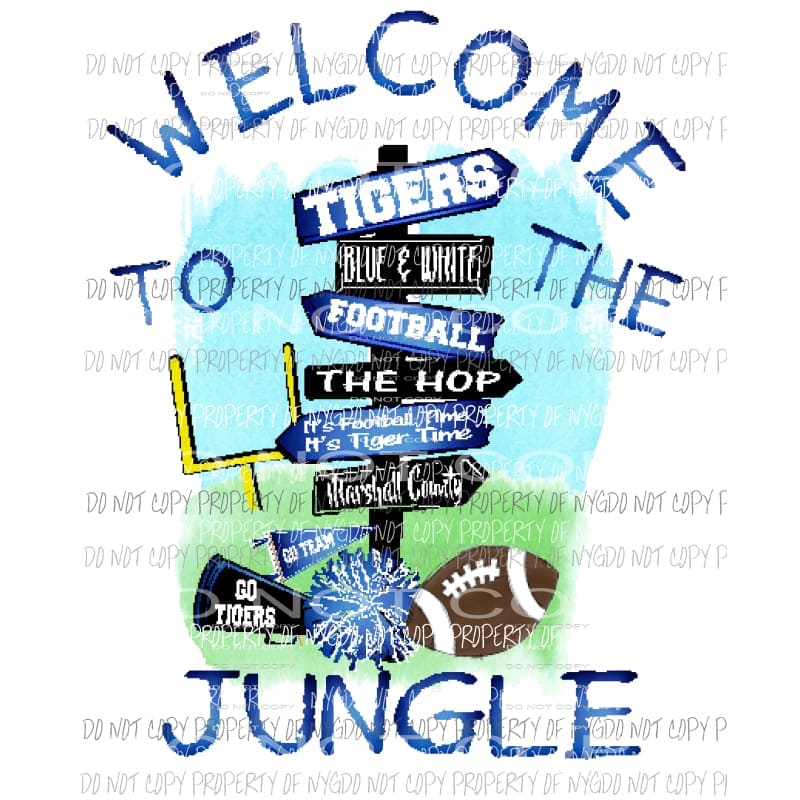 martodesigns - custom welcome to the jungle football