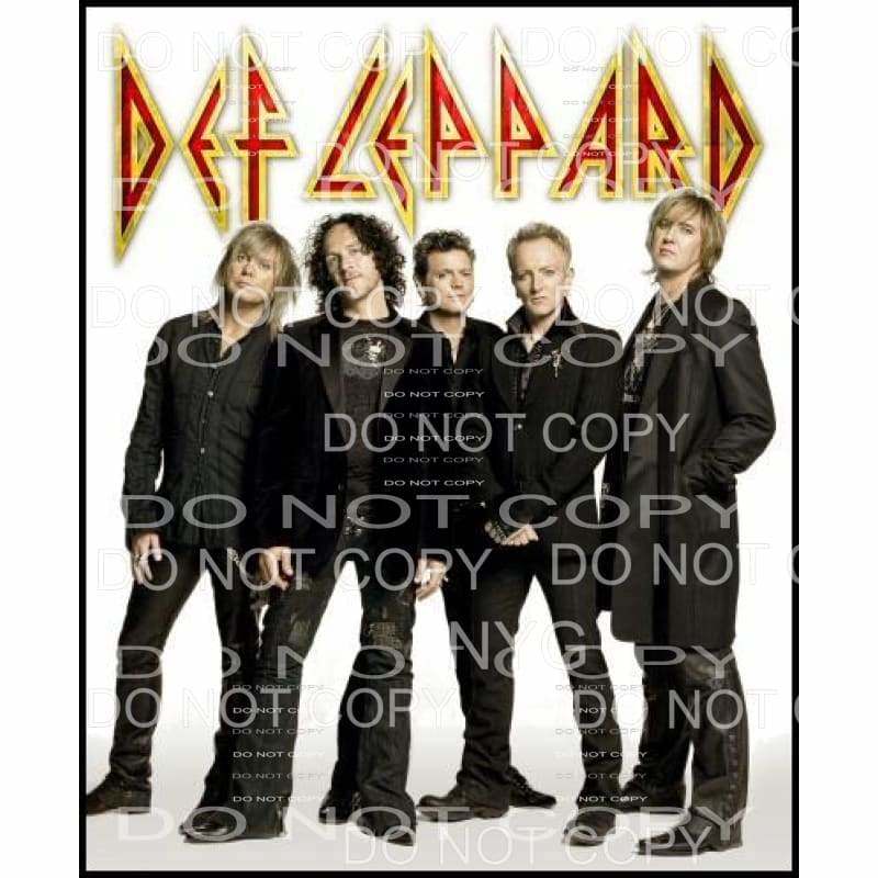 martodesigns - Def Leppard # 569 Sublimation transfers