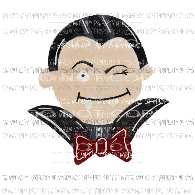 martodesigns - dracula wink Sublimation transfers