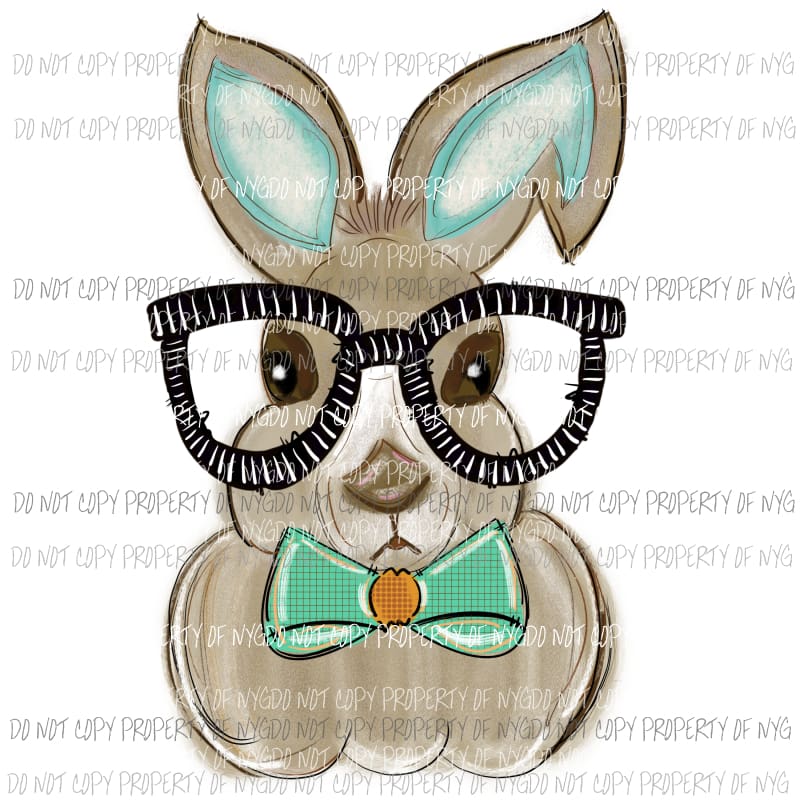 martodesigns - Easter bunny glasses 1 Sublimation transfers
