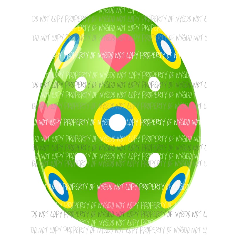martodesigns - Easter Egg Green Sublimation transfers