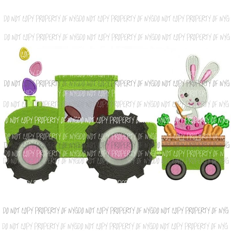 martodesigns - Easter Tractor 1 Sublimation transfers