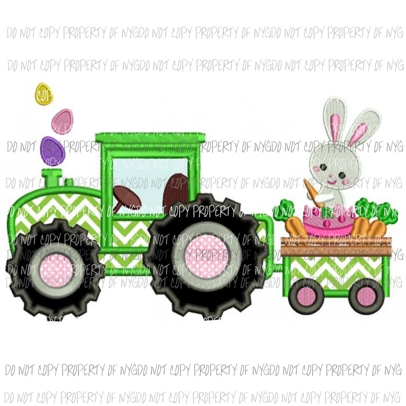 martodesigns - Easter Tractor 2 Sublimation transfers