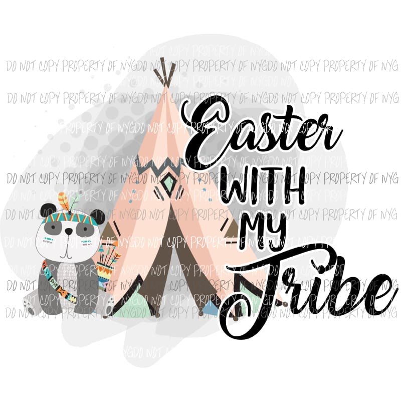 martodesigns - easter with my tribe Sublimation transfers