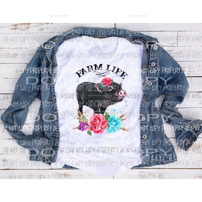 martodesigns - Farm Life Pig Sublimation transfers
