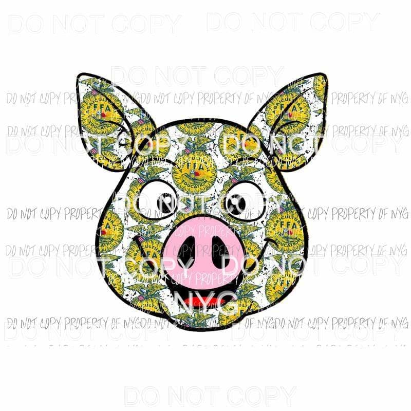 martodesigns - FFA Pig Sublimation transfers