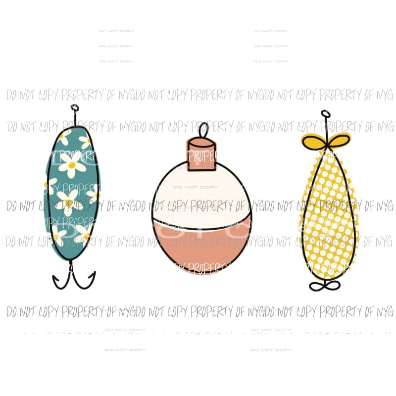 martodesigns - Fishing lure trio multi patterns Sublimation