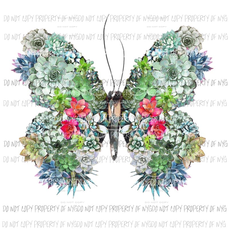 martodesigns - Floral Butterfly Sublimation transfers