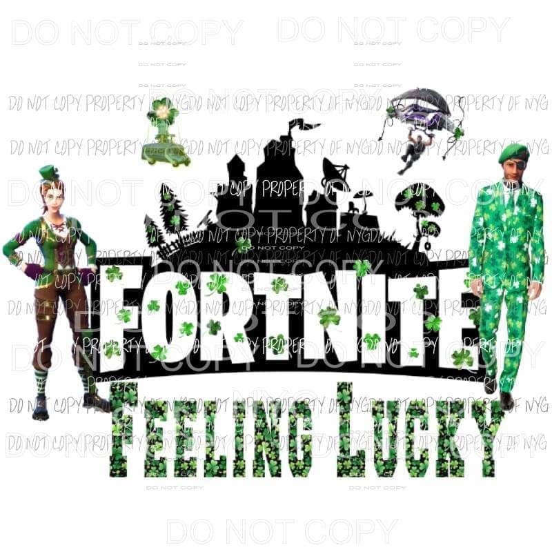 martodesigns - Fortnite Feeling lucky st patricks day
