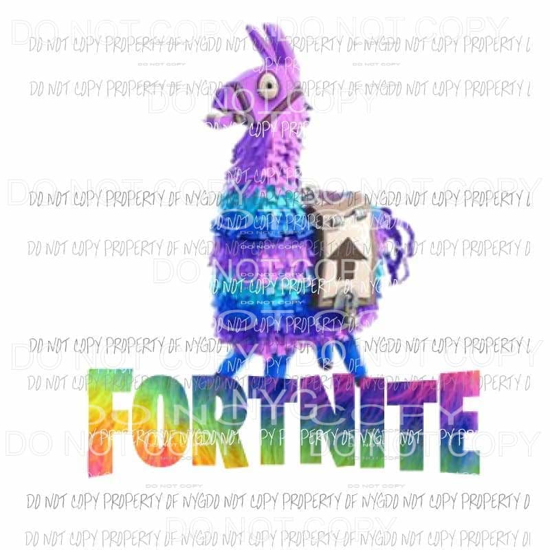 martodesigns - Fortnite Llama Sublimation transfers