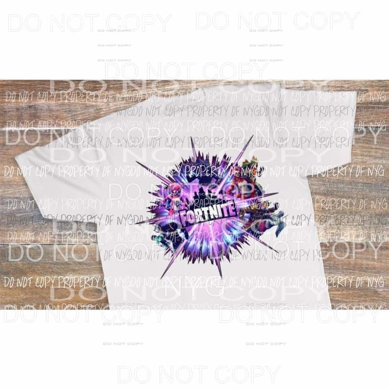 martodesigns - Fortnite purple Sublimation transfers