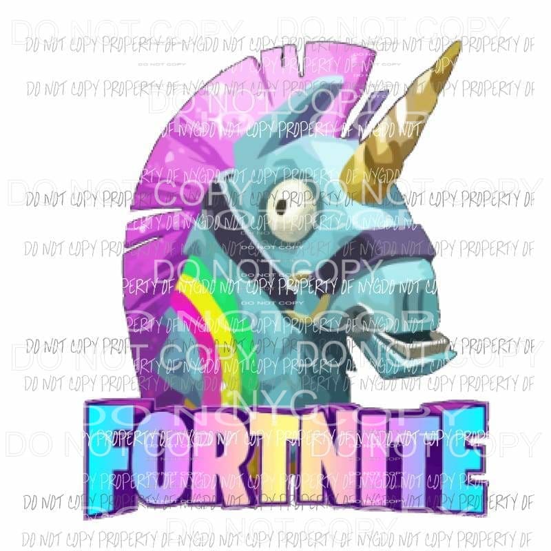 martodesigns - Fortnite Unicorn Sublimation transfers
