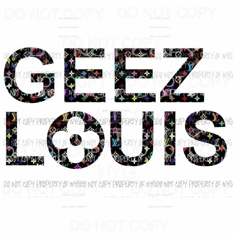 martodesigns - Geez Louis LV Black multi color # 1