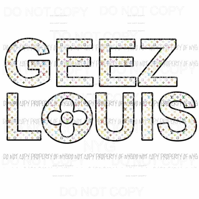 martodesigns - Geez Louis LV multi color # 3 Sublimation