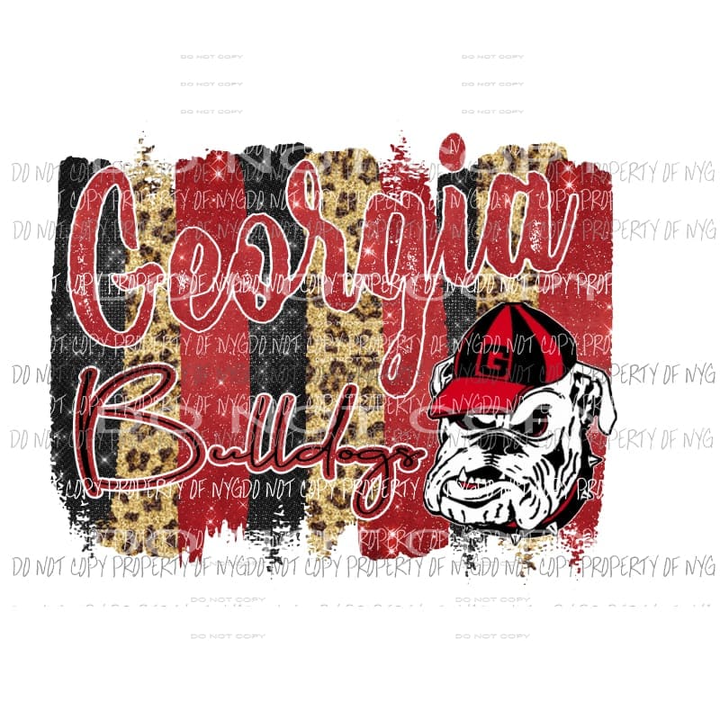 martodesigns - Georgia Bulldogs Paint Palette 1 Sublimation