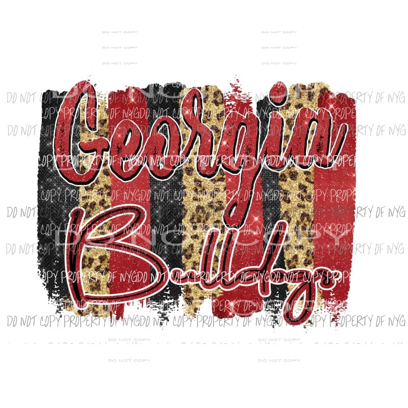 martodesigns - Georgia Bulldogs Paint Palette 4 Sublimation