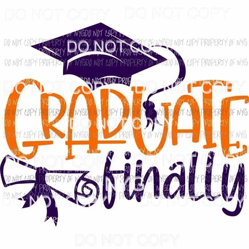 martodesigns - Graduate Finally black cap Sublimation