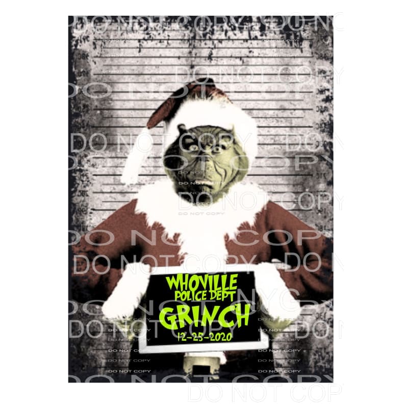 martodesigns - Grinch Mug Shot Whoville # 2 Sublimation