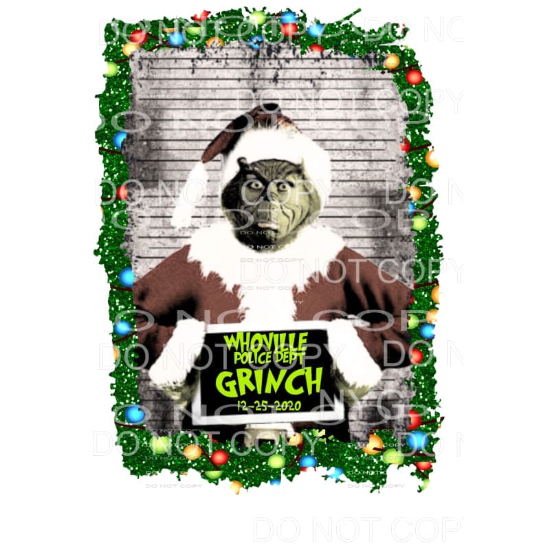 martodesigns - Grinch Mug Shot Whoville # 5 Sublimation