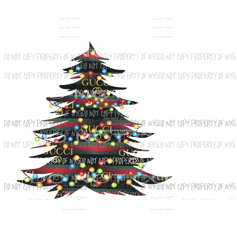 martodesigns - Gucci Christmas Tree 1 Sublimation transfers