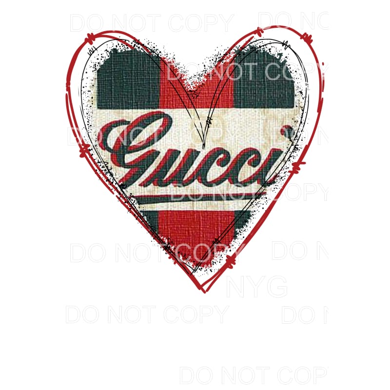 martodesigns - Gucci Heart # 1 Sublimation transfers