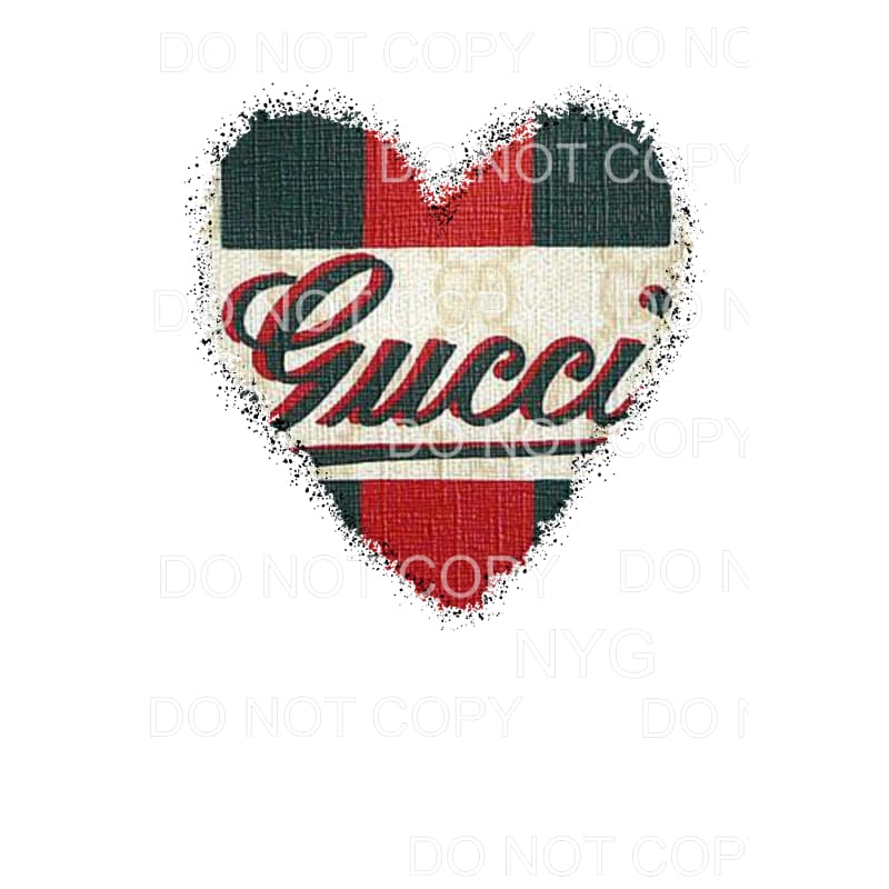 martodesigns - Gucci Heart # 2 Sublimation transfers