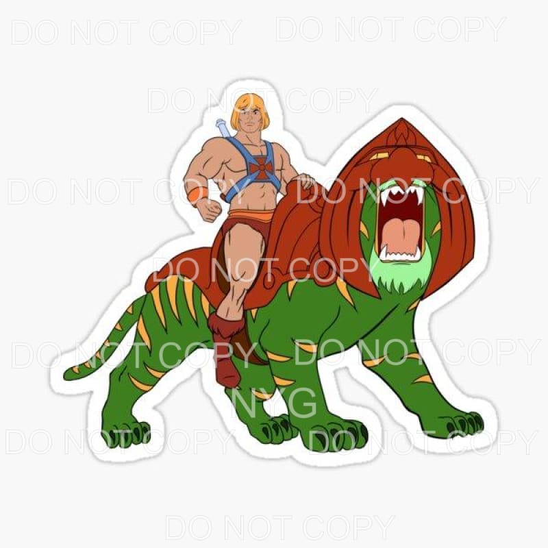 martodesigns - He-man Sitting On Battle Cat Comic