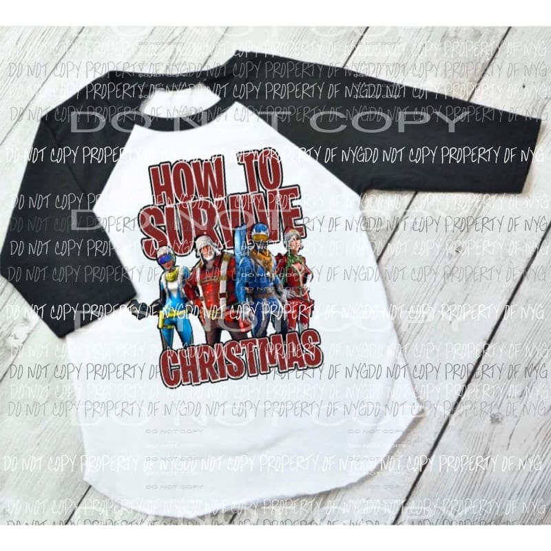 martodesigns - How to survive Christmas Fortnite Sublimation