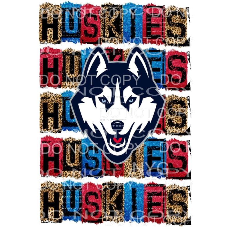 martodesigns - HUSKIES BLOCK # 102 Sublimation transfers