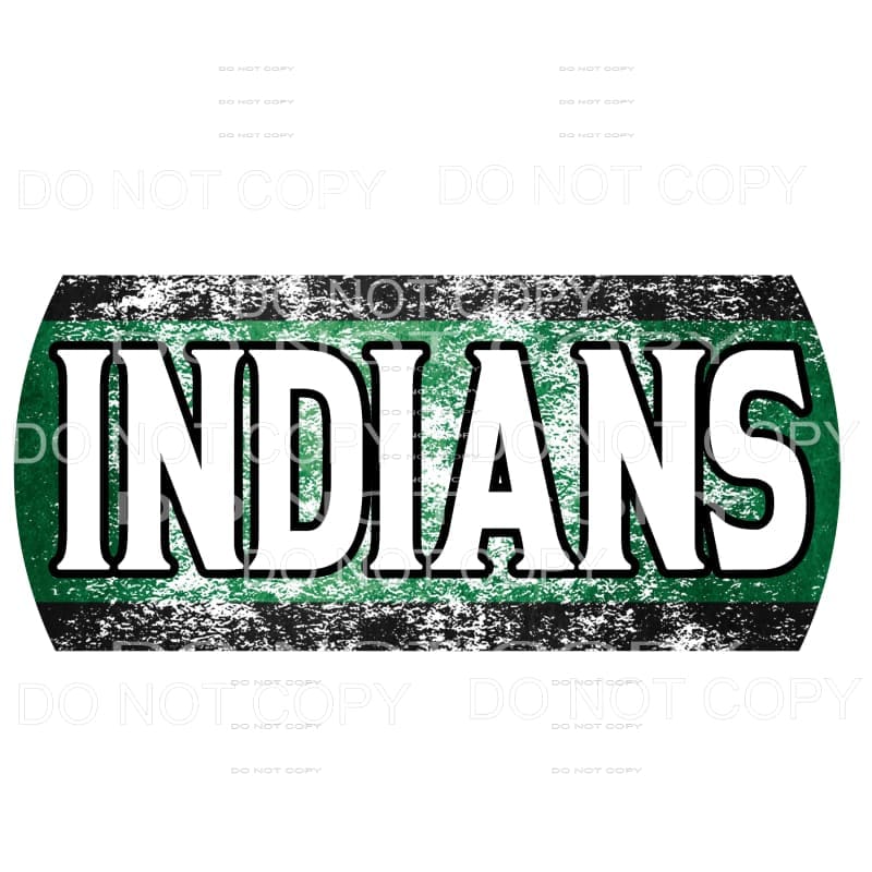 martodesigns - Indians Green Sublimation transfers