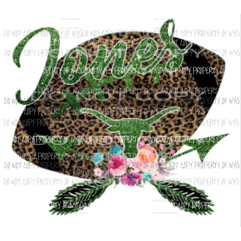 martodesigns - Jones Longhorn School football Sublimation