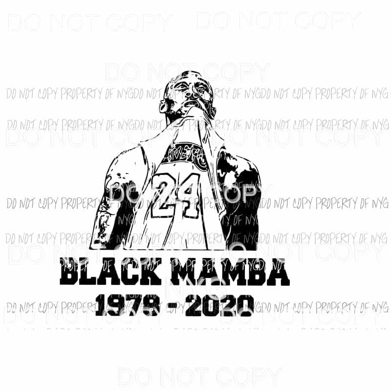 martodesigns - Kobe #9 Black Mamba 1978-2020 jersery sketch