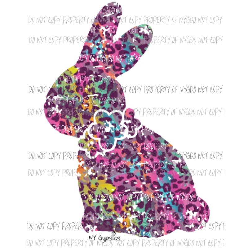martodesigns - leopard bunny Sublimation transfers