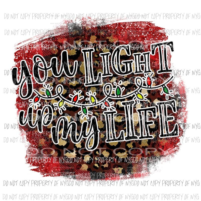 martodesigns - light up my life Sublimation transfers