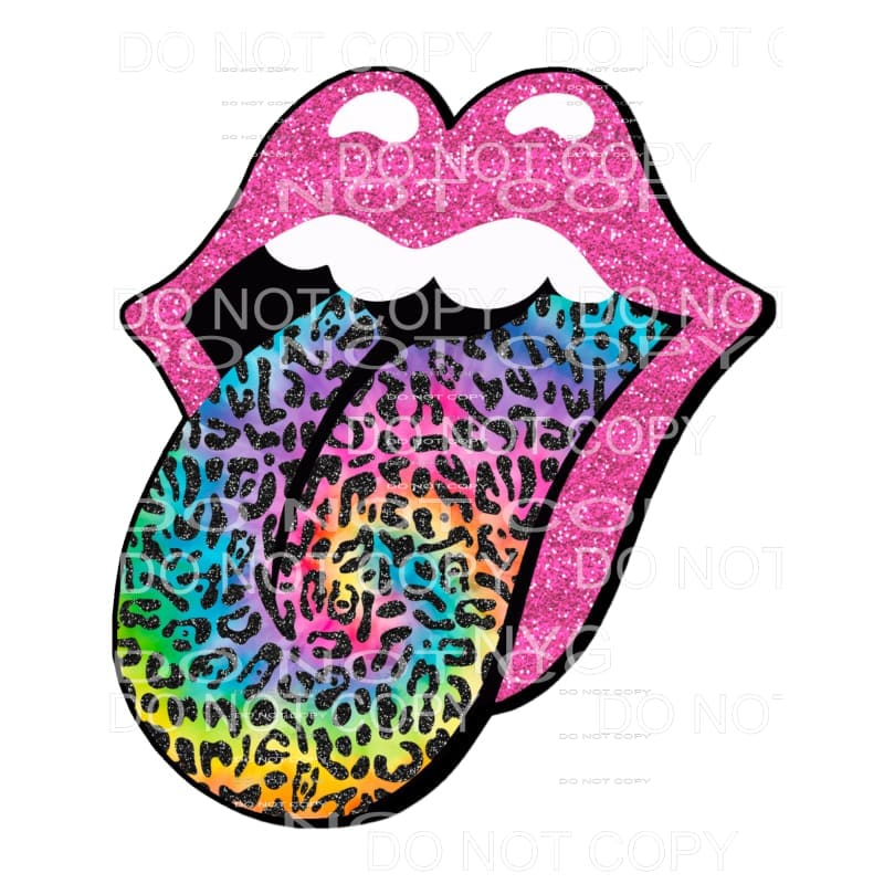 martodesigns - Lisa Frank Hot Pink Lips Sublimation