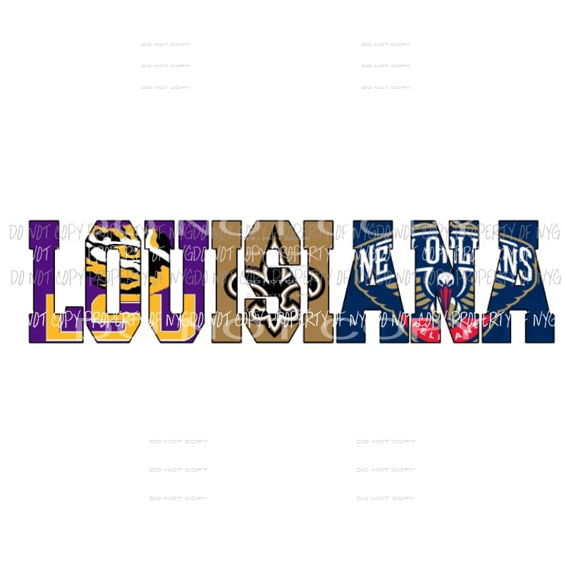martodesigns - Louisiana LSU Saints Pelicans Sublimation