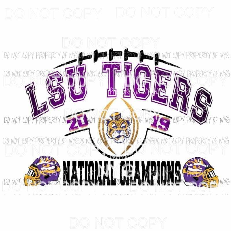 martodesigns - LSU Champs # 2 tigers Sublimation transfers