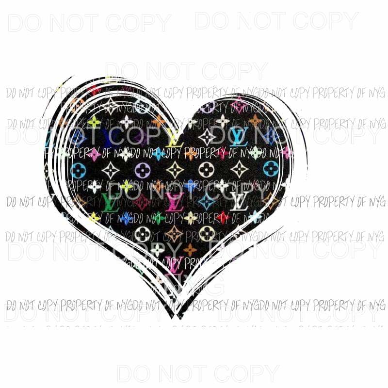 martodesigns - LV heart #3 multi color louis vuitton