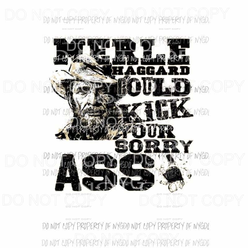 martodesigns - Merle Haggard Sublimation transfers