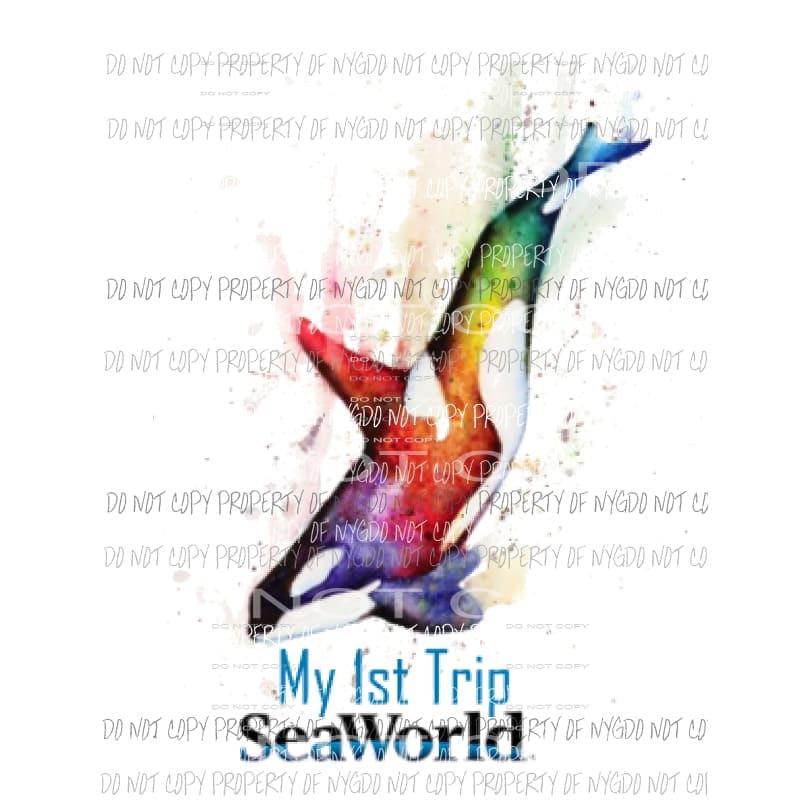 martodesigns - My 1st seaworld trip whale Sublimation