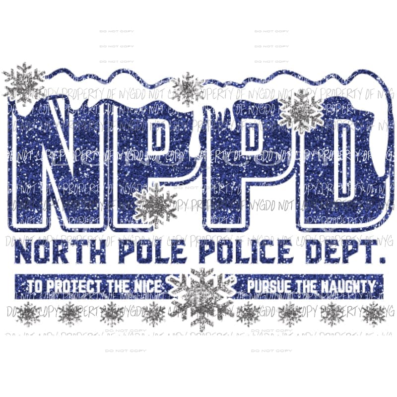 martodesigns - NPPD police Sublimation transfers